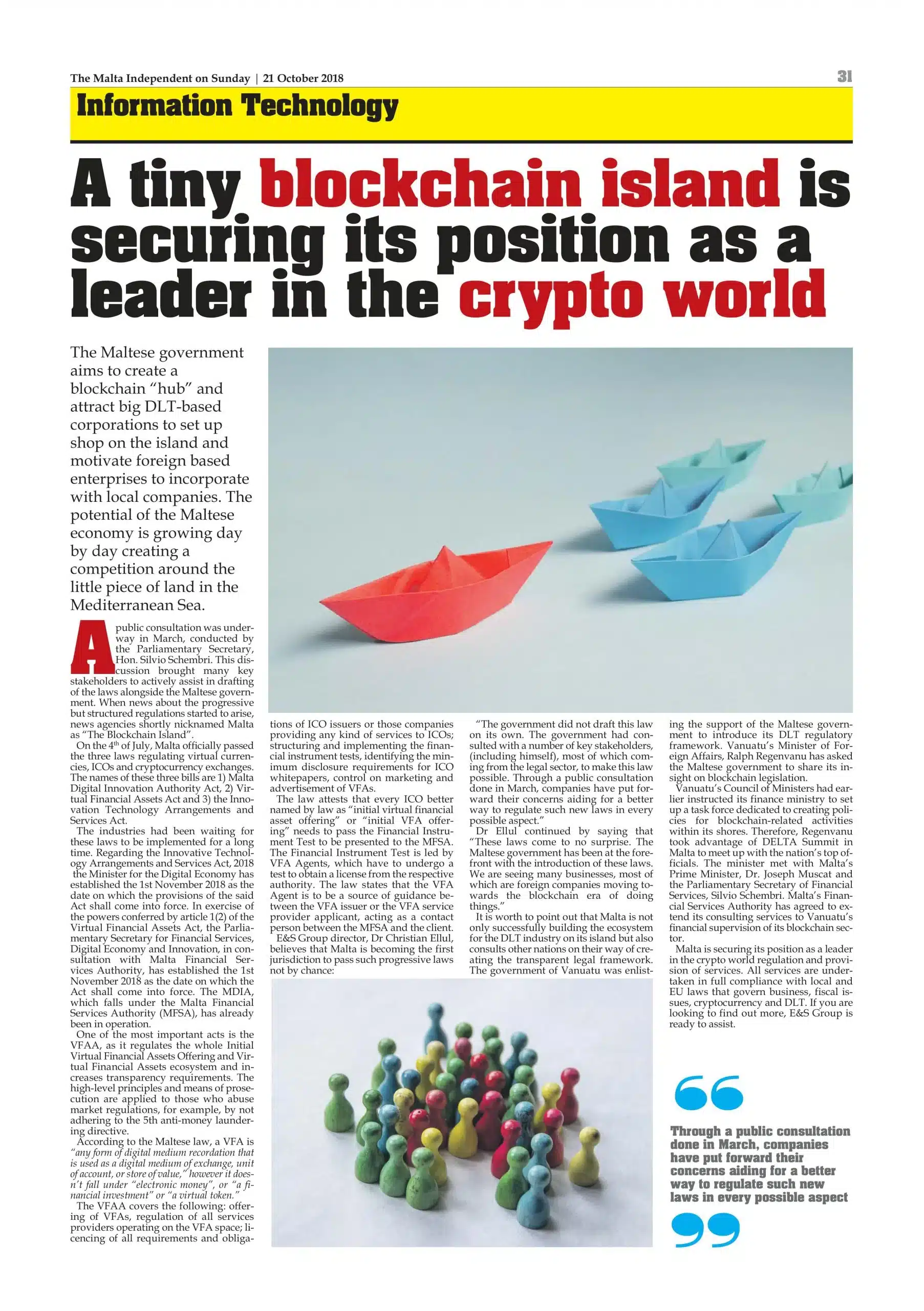 Blockchain Island is securing its position as a leader in the crypto world